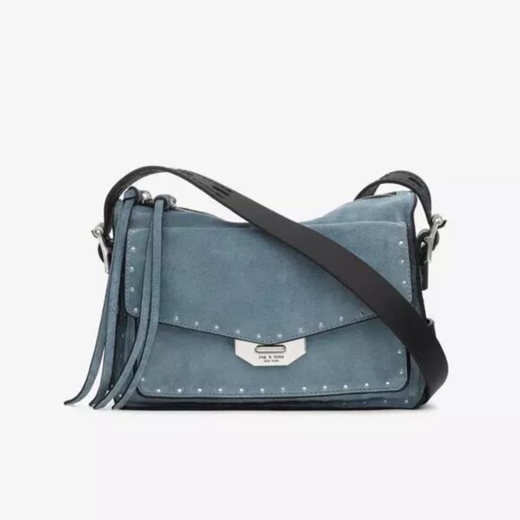 rag & bone | Bags | Rag Bone New York Light Blue Suede Small Field ...